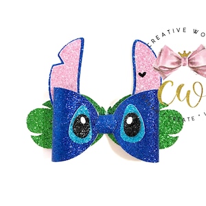 Alien Hair Bow Digital Template Hair Bow Template Hair Bow - Etsy