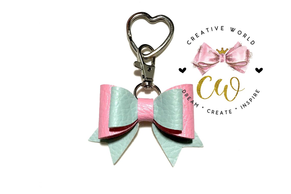New Key Chain Hair Bow Digital Template Hair Bow Template - Etsy