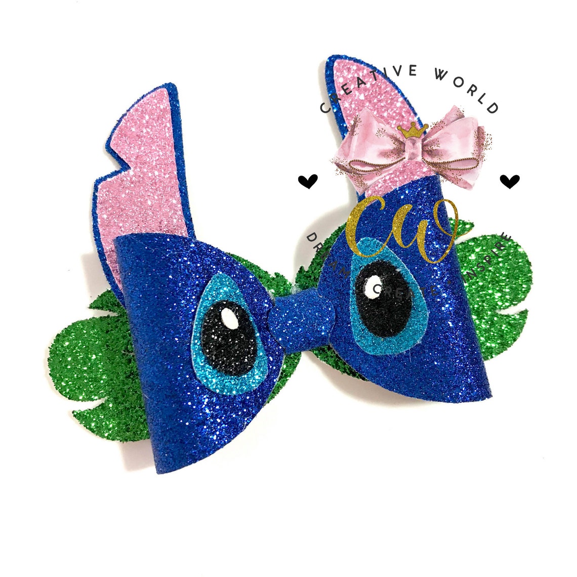 Alien Hair Bow Digital Template | Hair Bow Template | Hair Bow SVG ...