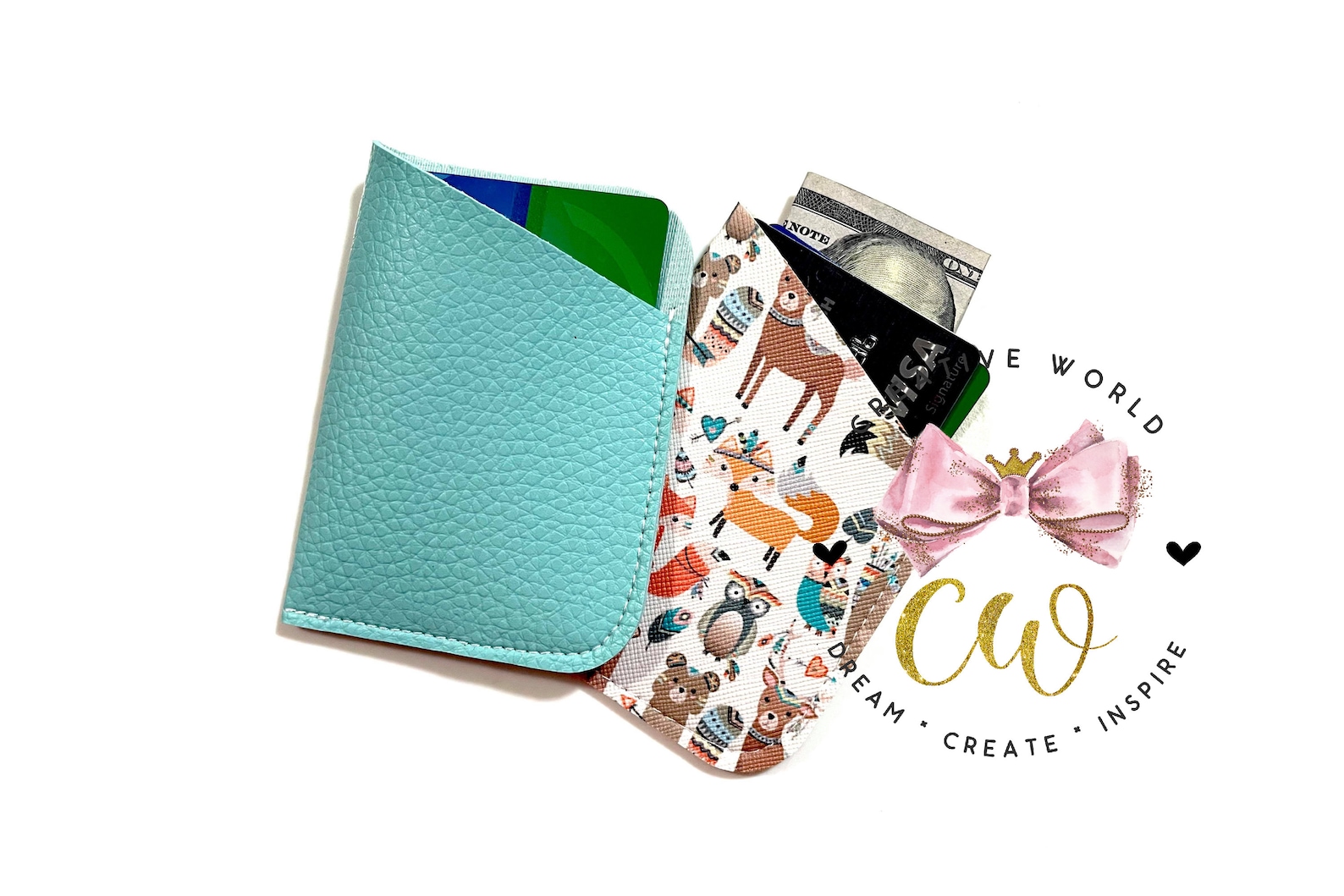 Card Wallet Digital Template Wallet Template Small Card - Etsy