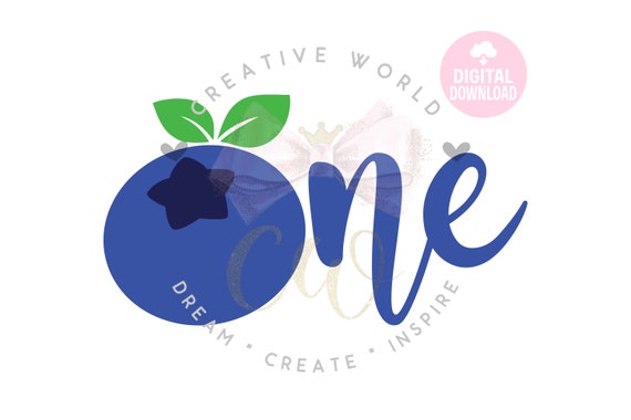 Blueberry One Birthday Svg Blueberry Svg Blueberry 1st - Etsy