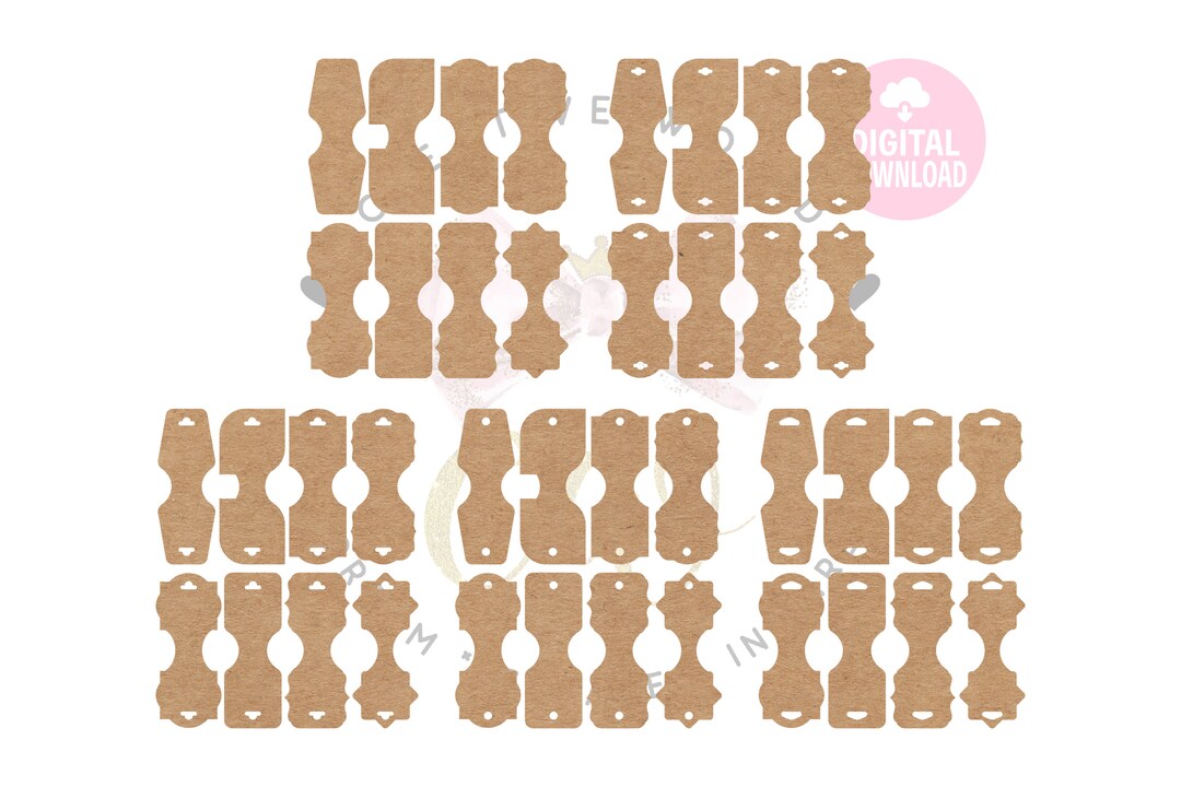 40 Templates Jewelry Display Card Template Bracelet - Etsy