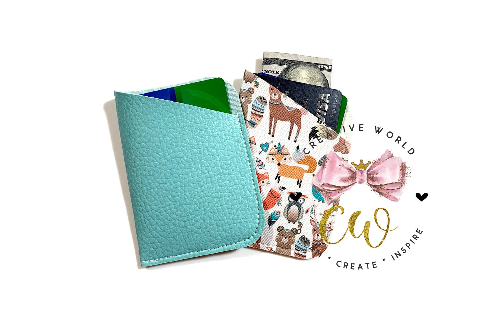 Card Wallet Digital Template Wallet Template Small Card - Etsy