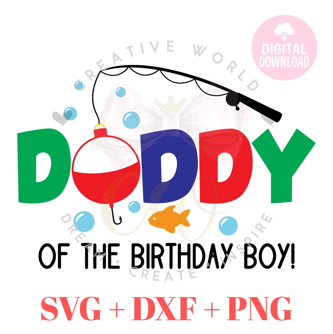 Fish One Birthday Svg | One With Bobber and Fish Svg | Daddy of the ...
