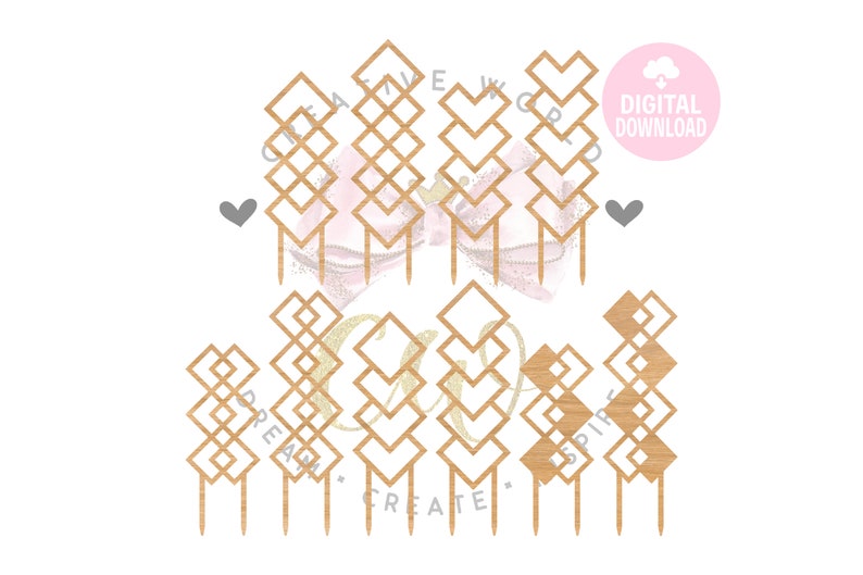 Bundle of 10 Laser Cut Trellis Svg Trellis Svg House Plant - Etsy