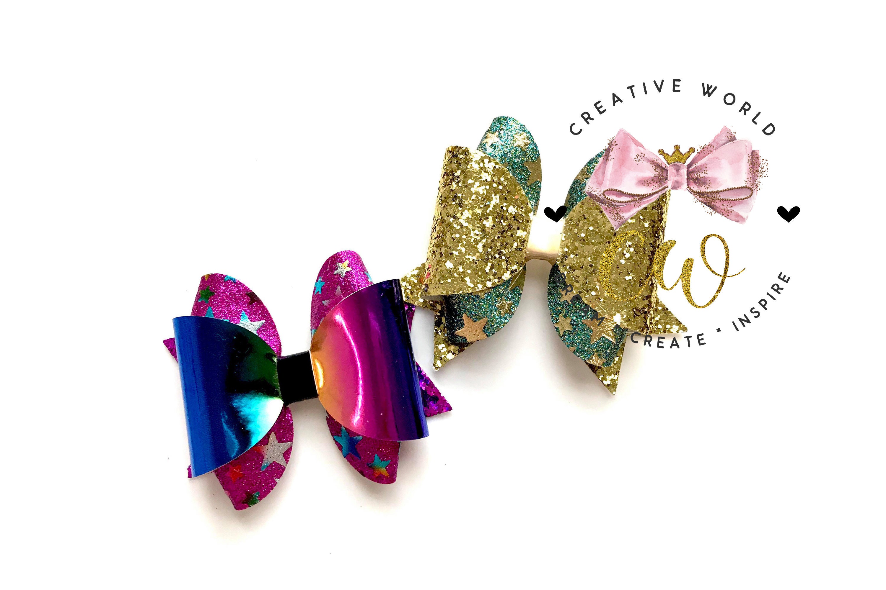 Noble and Elegant Hair Bow Digital Template Hair Bow | Etsy