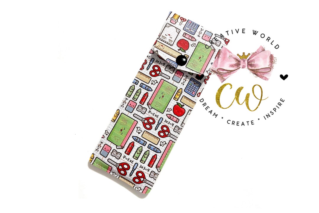 Pencil Case Digital Template Color Pencil Case Template - Etsy