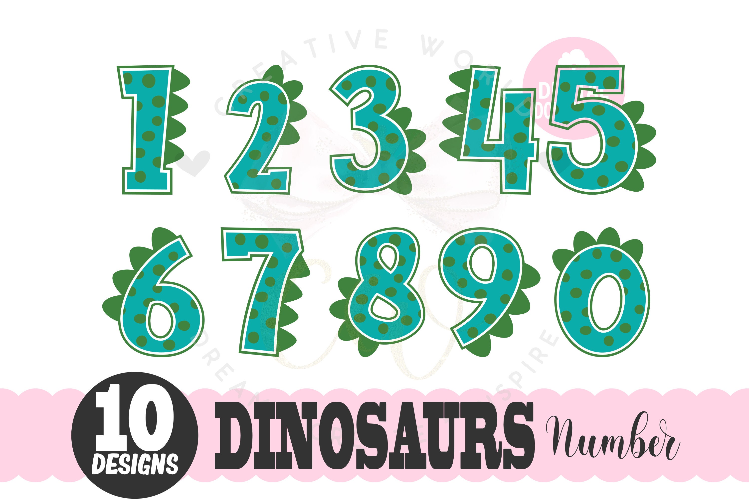 Dinosaurs Number Svg Dinosaurs Number Dinosaurs Svg - Etsy Finland