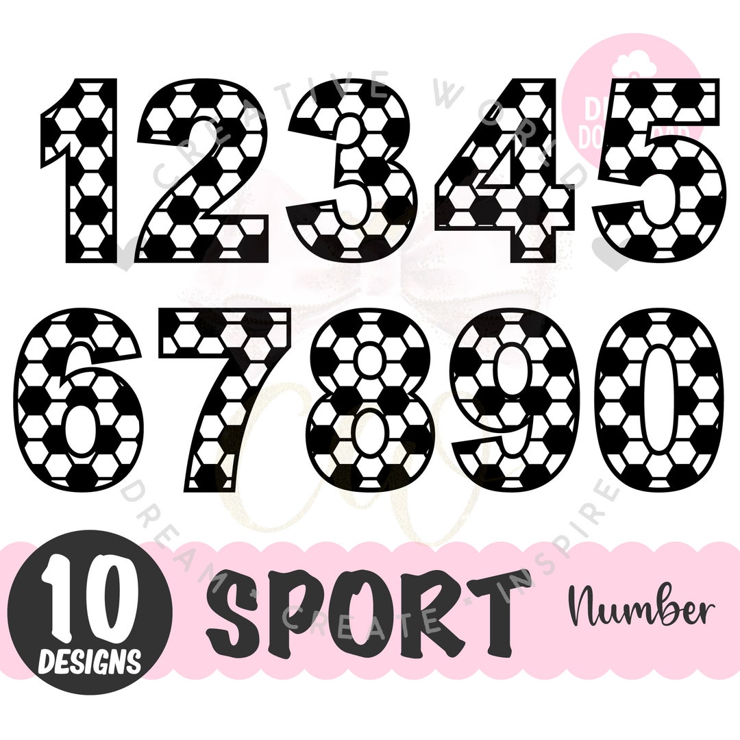 Sport Number Svg | Sport Number | Sport Svg | Sport Number 0-9 Svg ...