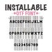 Mirror Sports Font | Stacked Sports Font | Mirror Alphabet Font ...