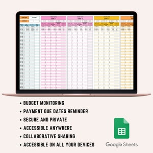 Card Track 10 | 10 Credit Card Tracker | Personal Finance Organizer ...