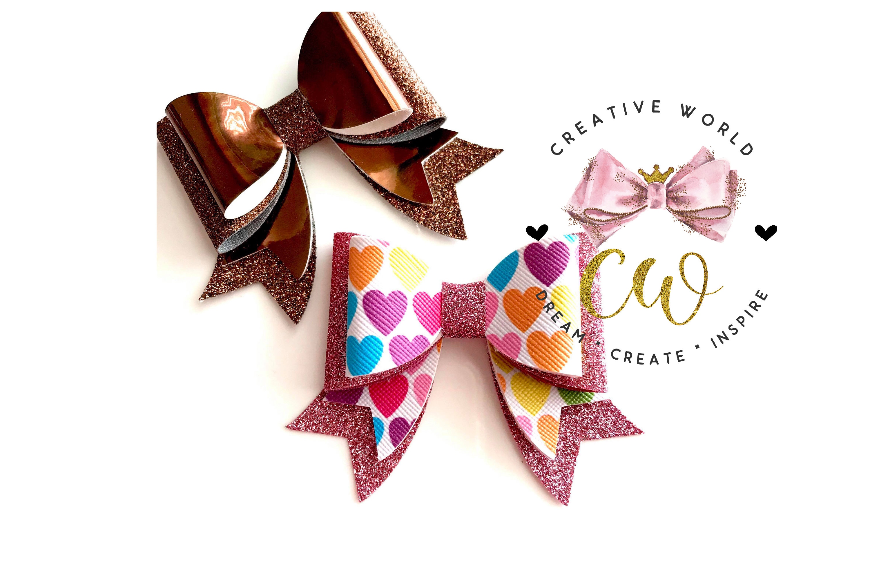 New Classic Hair Bow Digital Template | Hair Bow Template | Hair Bow ...