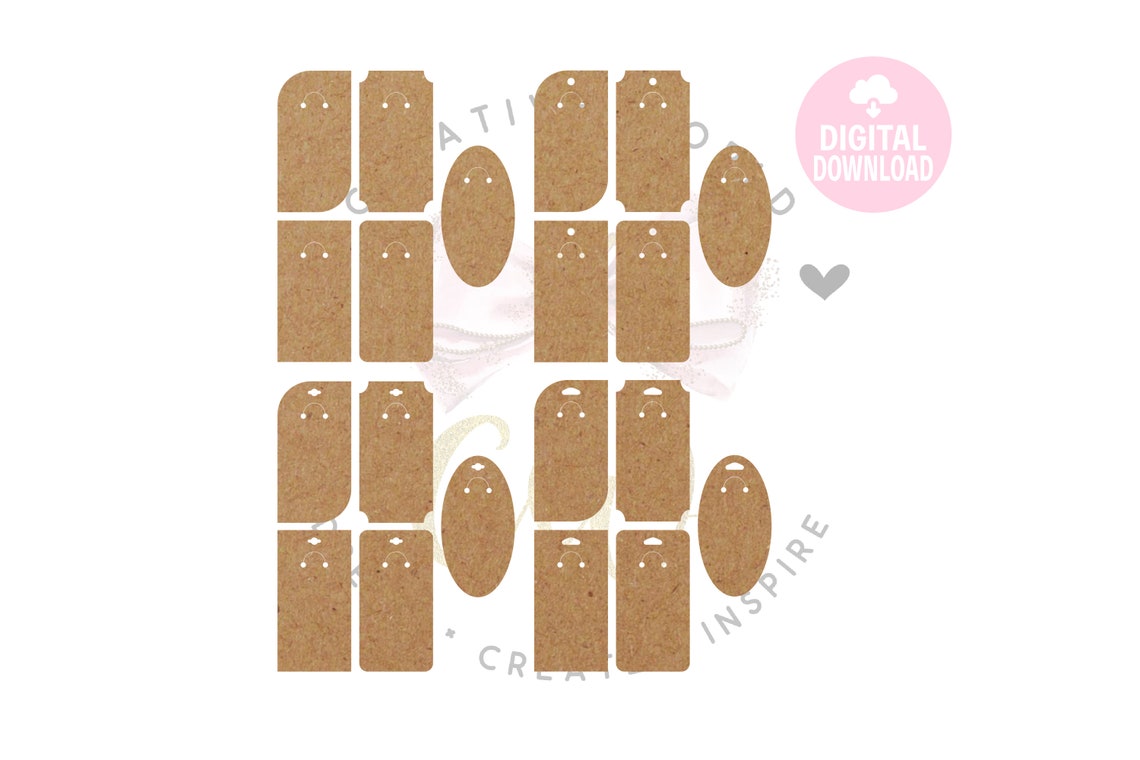 20 Templates ~ Key Ring Tag Svg Template | Keyring Display Card SVG ...