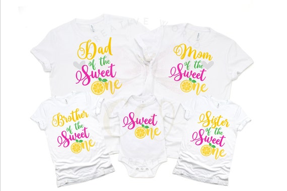 Bundle of 6 Sweet One Lemon Birthday Svg Lemon One Svg - Etsy