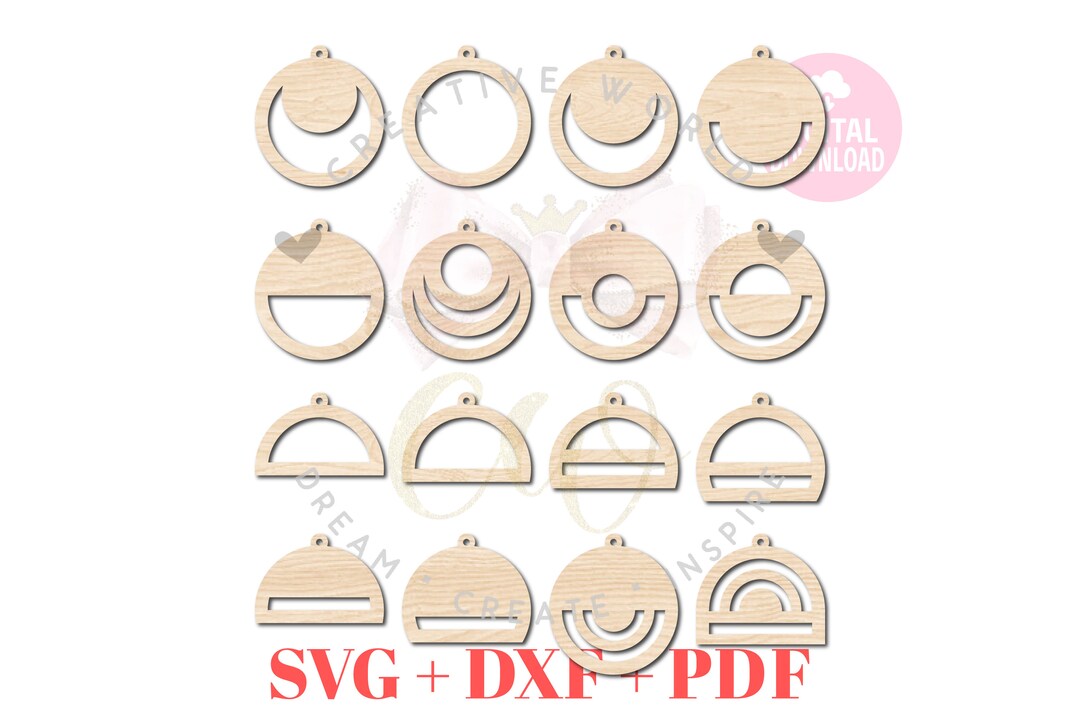 Macrame Earrings Svg | Earring | Leather Earrings Svg | Earring ...