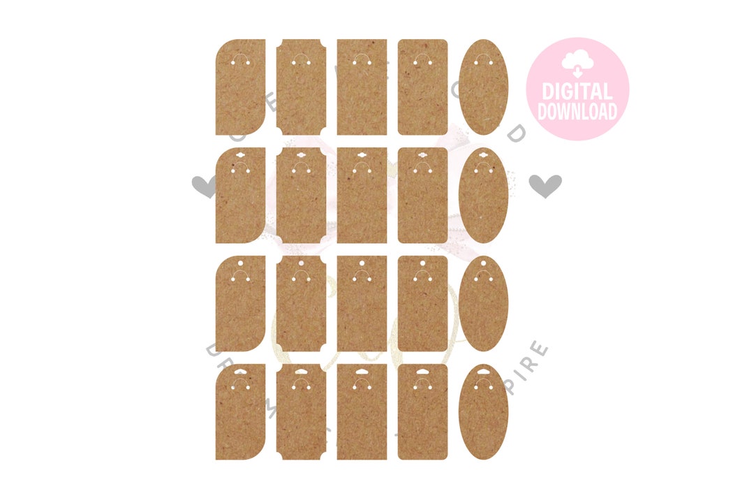 20 Templates Key Ring Tag Svg Template Keyring Display - Etsy