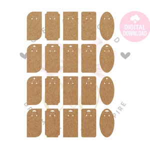 20 Templates ~ Key Ring Tag Svg Template | Keyring Display Card SVG ...