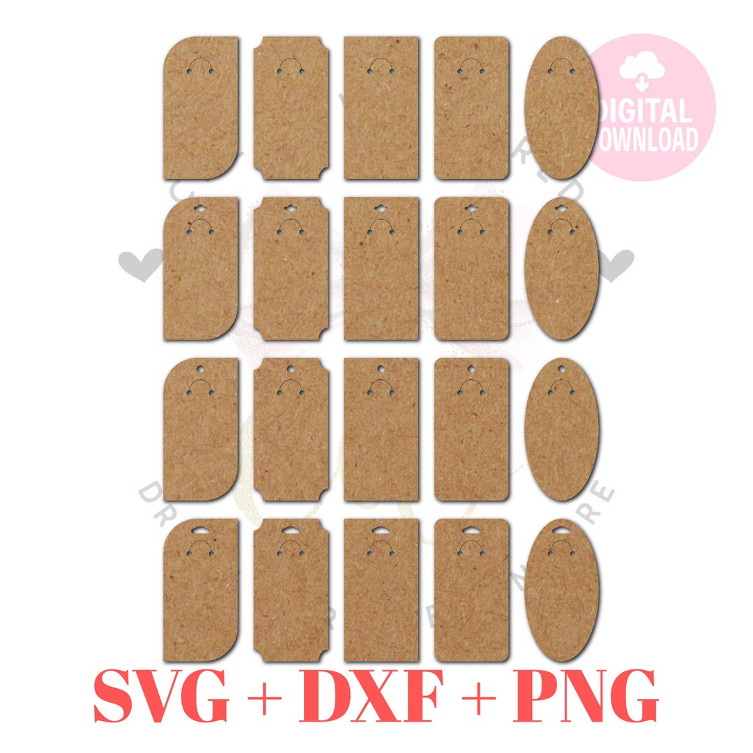20 Templates ~ Key Ring Tag Svg Template | Keyring Display Card SVG ...