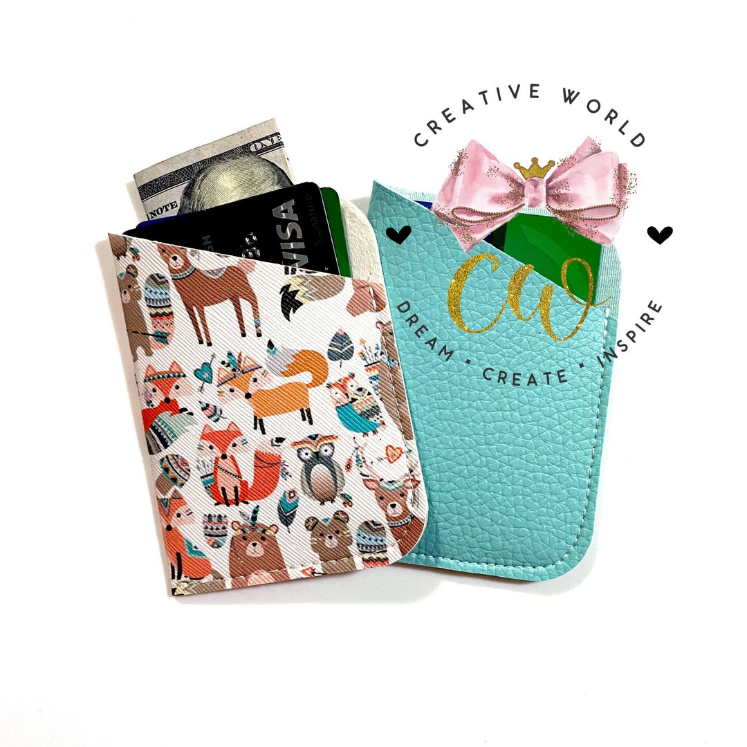 Card Wallet Digital Template | Wallet Template | Small Card Wallet SVG ...