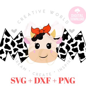 Cow Svg Cow Mom Svg Cow Birthday Birthday Boy Birthday - Etsy