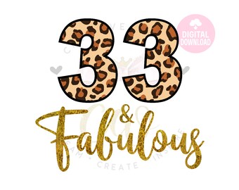 33rd Birthday Svg | Etsy