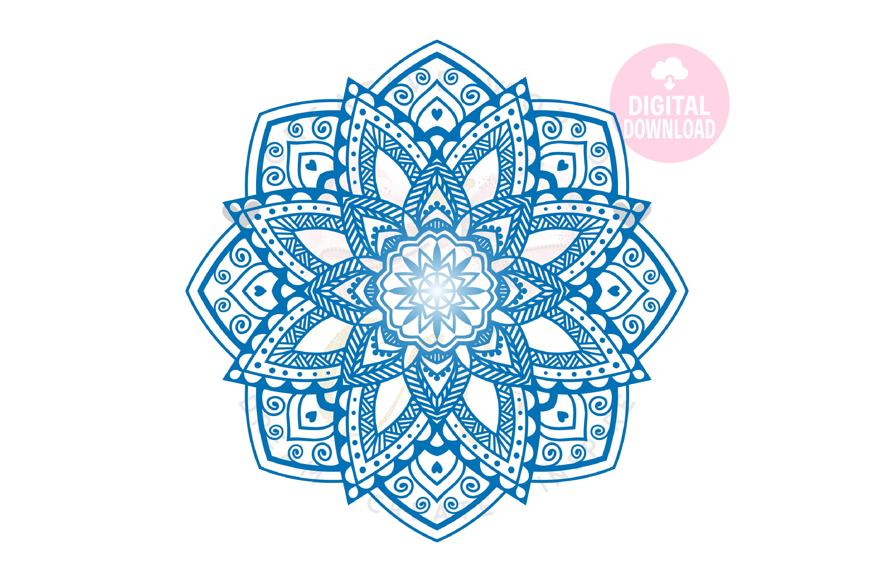 Mandala SVG Ombre Svg Boho SVG Instant Download - Etsy Finland