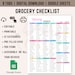 Comprehensive Grocery Checklist Spreadsheet | Google Sheets Template ...
