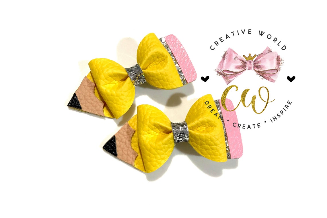 Pencil Pinch Bow Digital Template Pinch Bow Template Hair - Etsy Canada