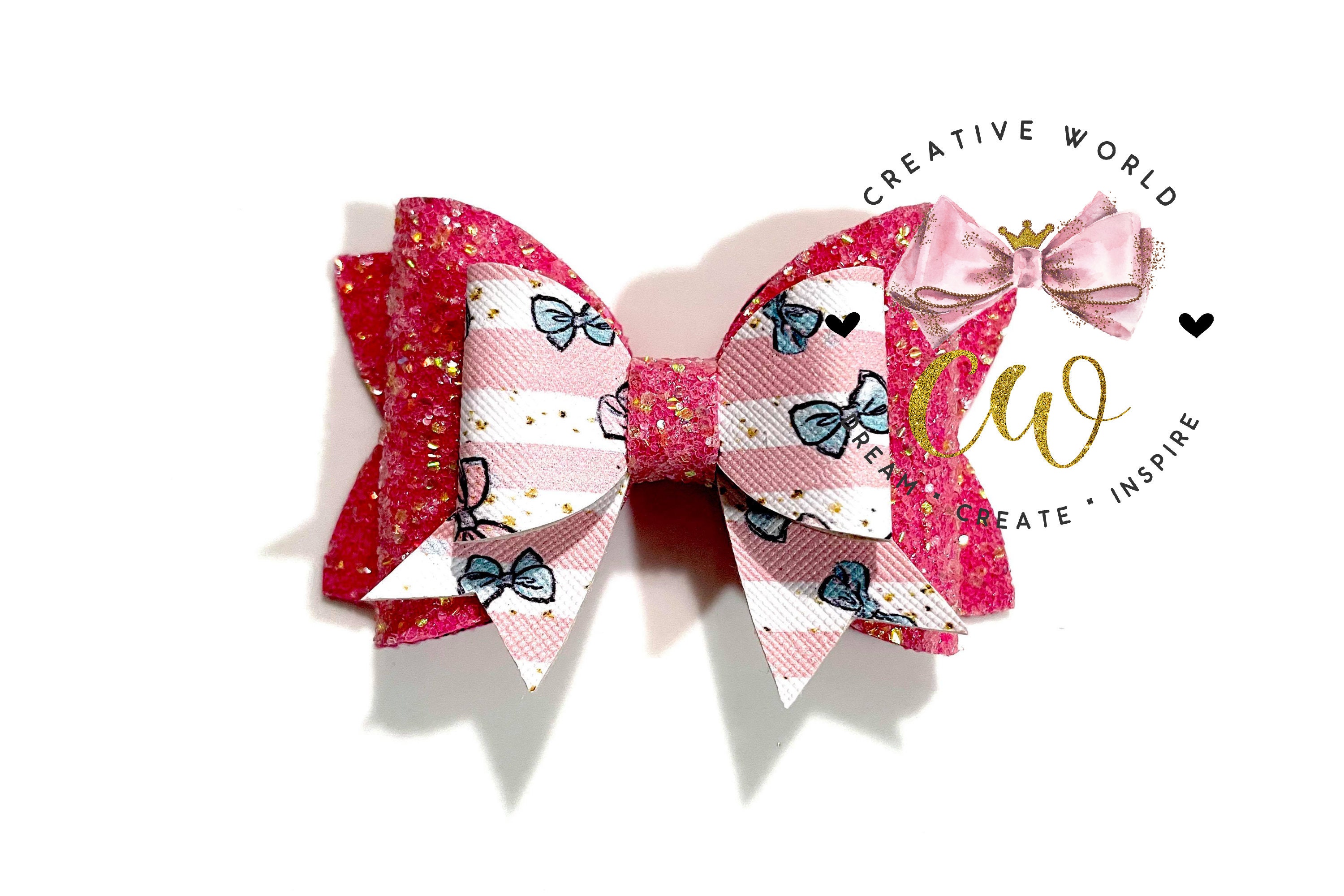 New Trendy Hair Bow Digital Template Hair Bow Template - Etsy