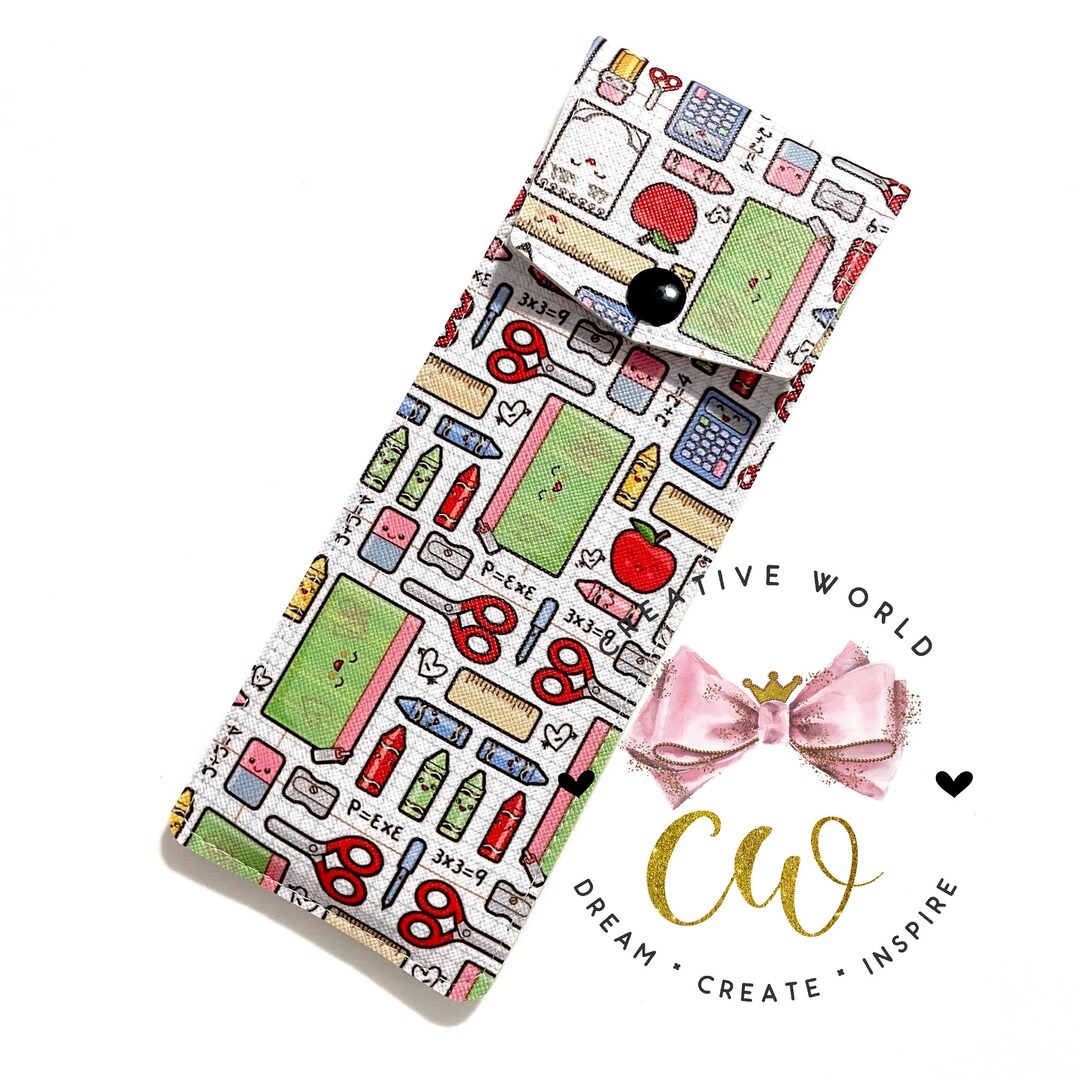 Pencil Case Digital Template | Color Pencil Case Template | Pen Case ...