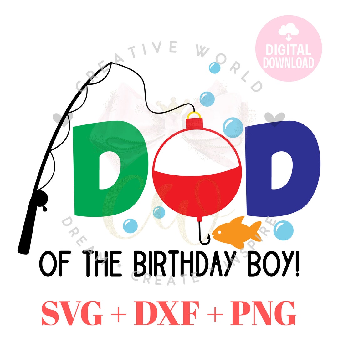 Fish One Birthday Svg | One With Bobber and Fish Svg | Dad of the Fish ...