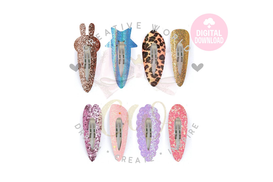 Set of 8 Snap Clip Svg | Snap Clip Digital Template | Snap Clip | Snap ...