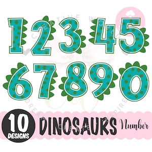Dinosaurs Number Svg | Dinosaurs Number | Dinosaurs Svg | Dinosaurs ...