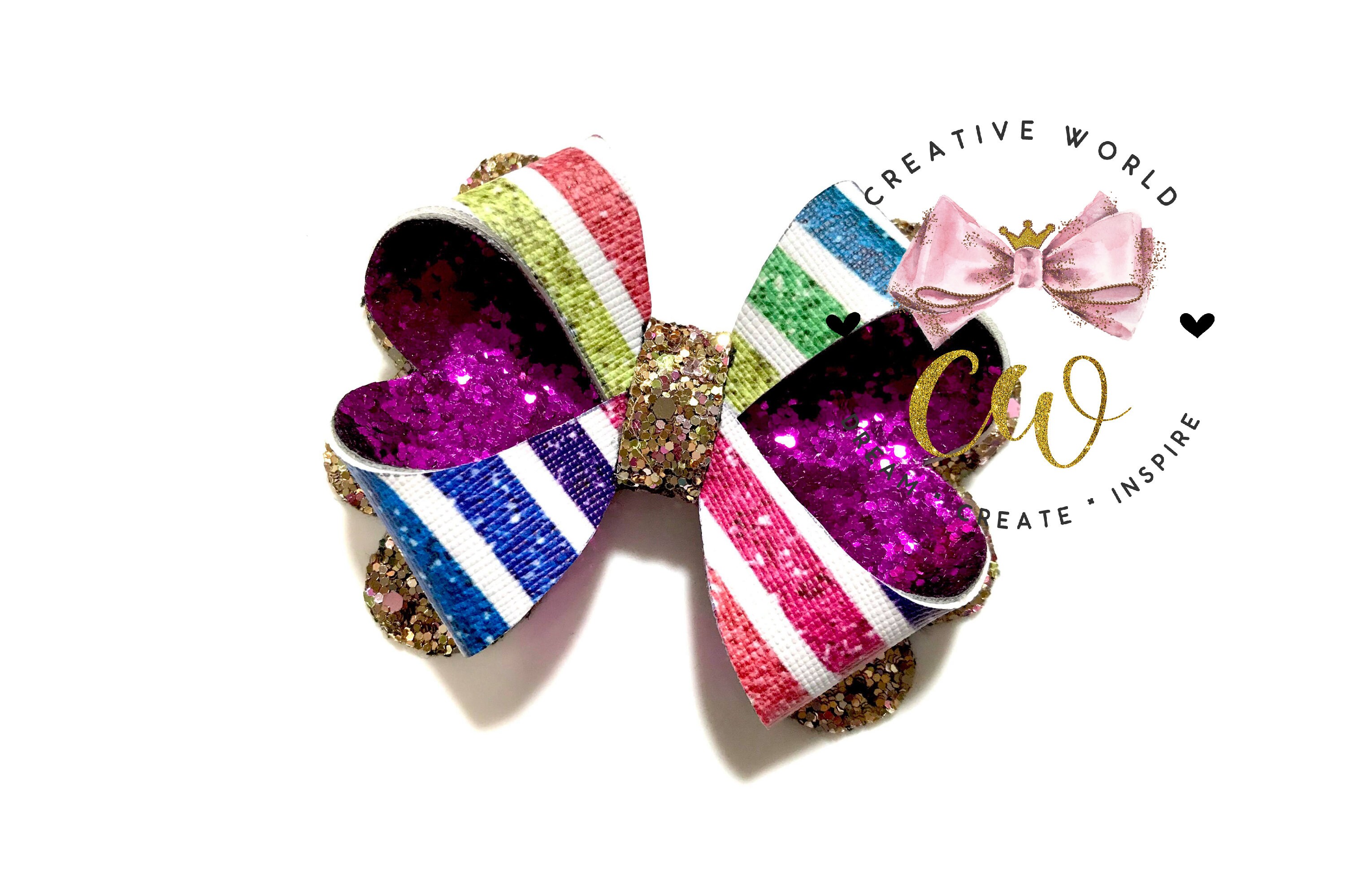 New Lovely Bow Digital Template Hair Bow Template Hair Bow - Etsy