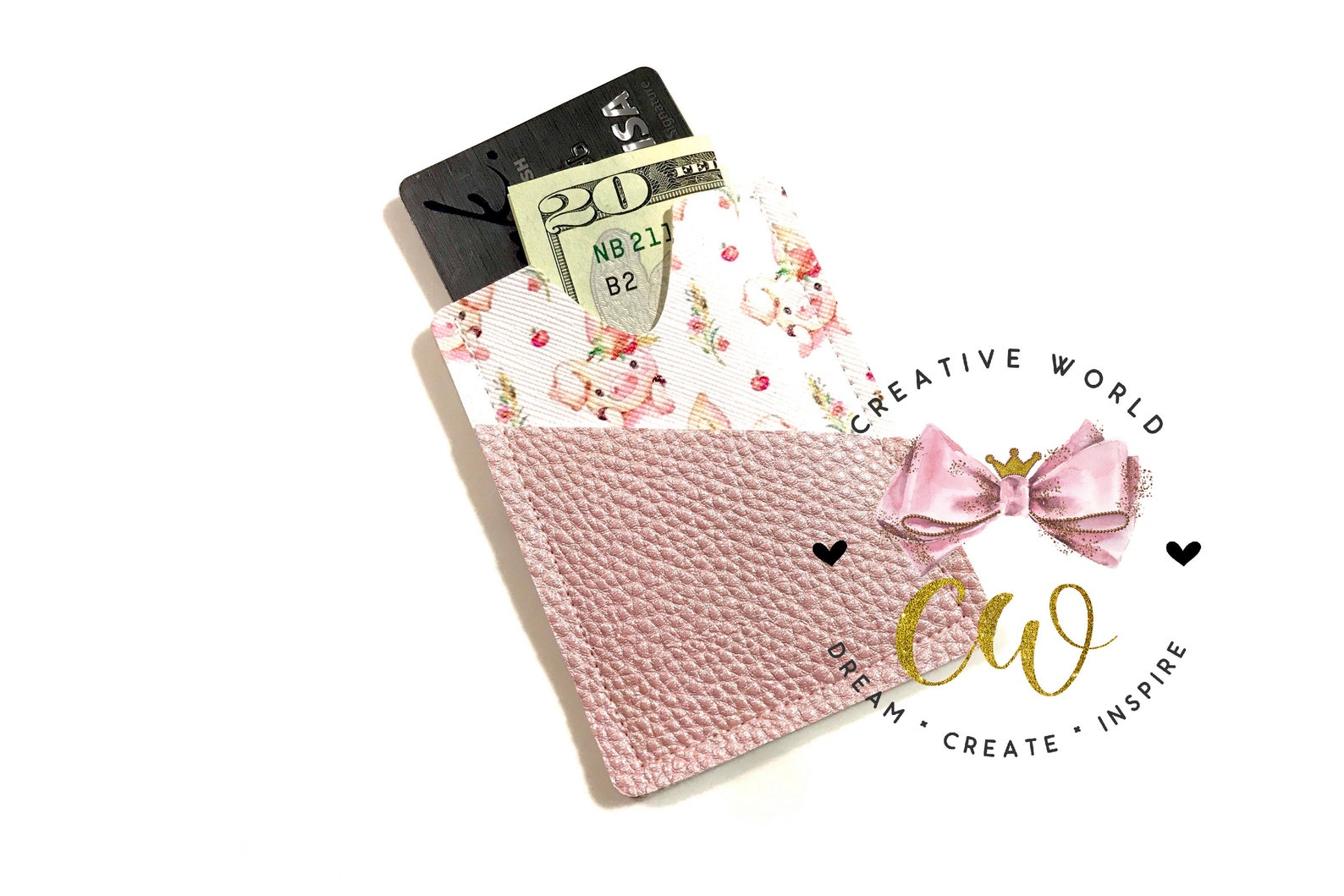 Card Wallet Digital Template Wallet Template Small Card - Etsy