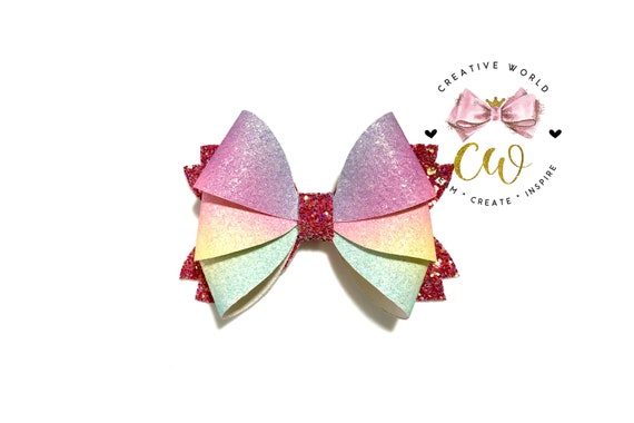 Popular 3 Layer Hair Bow Digital Template Hair Bow Template | Etsy