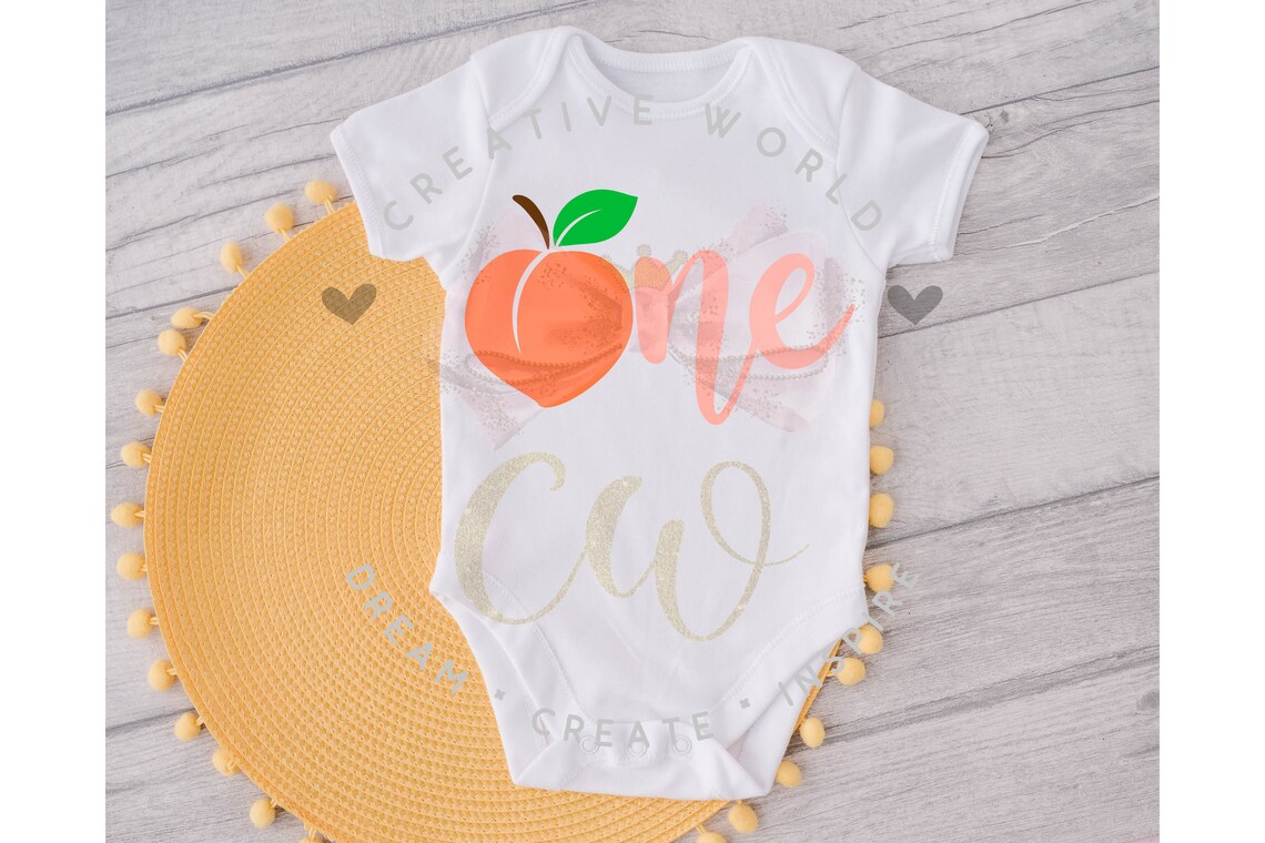 Peach One Birthday Svg Peach One Svg Peach One 1st - Etsy