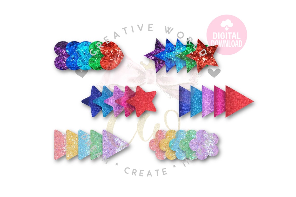 Set of 6 Snap Clip Svg Snap Clip Digital Template Snap | Etsy