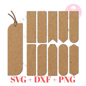 10 Templates ~ Bookmark Template | Bookmark SVG | Bookmark Png | Bundle ...