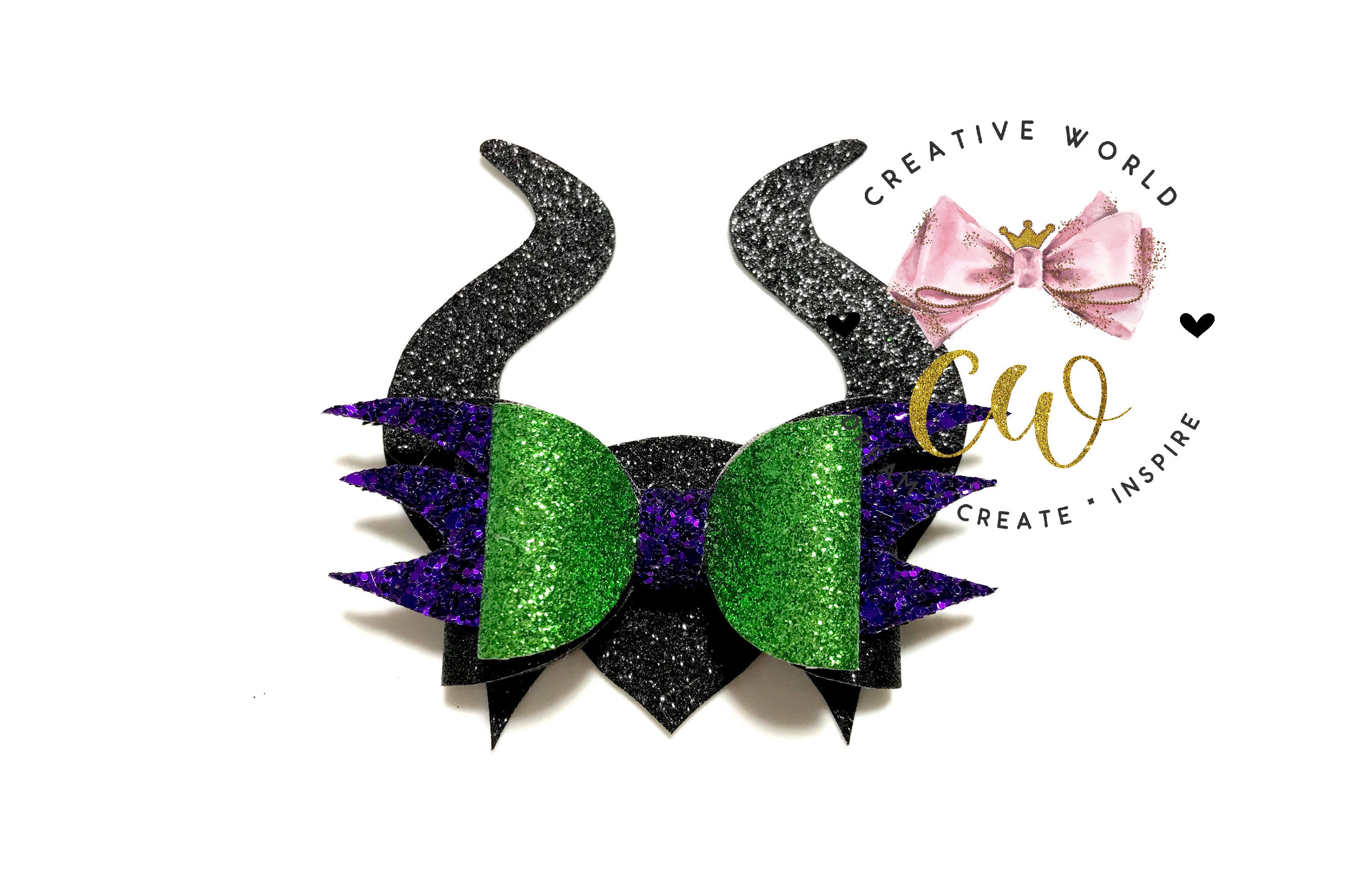 Evil Hair Bow Digital Template Queen of Evil Hair Bow | Etsy