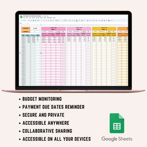 Ultimate 20 Credit Card Tracker | Personal Finance Organizer | Credit ...