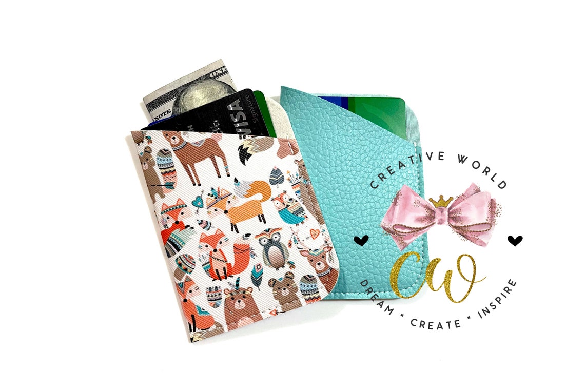 Card Wallet Digital Template Wallet Template Small Card - Etsy