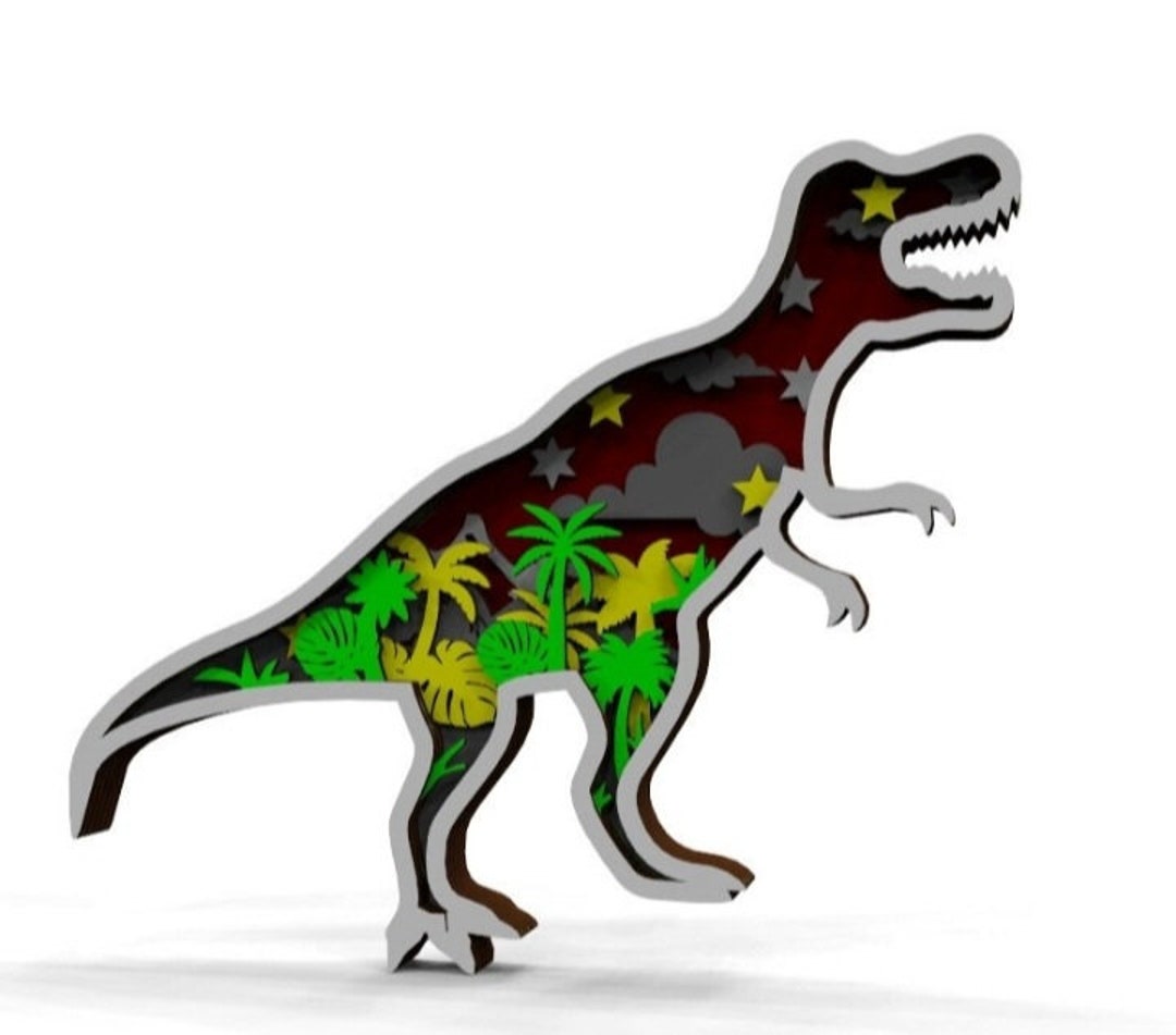 Dinosaur T Rex Bedroom Decor Cretaceous - Etsy