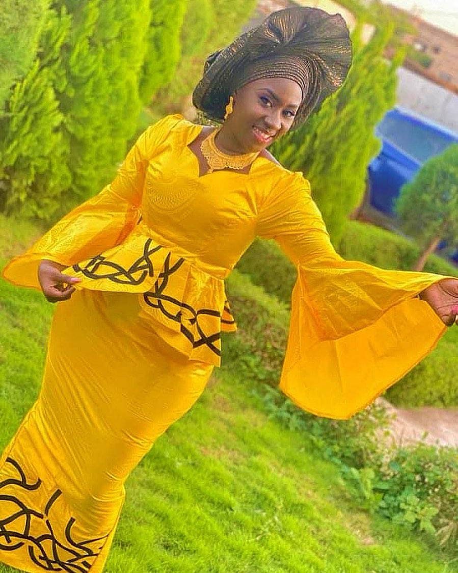 BAZIN RICHE DRESS/ Two Pieces Bazin Women Dress/ Bazin Boubou - Etsy