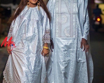 Bazin Riche Couple Outft/bazin Outft/bazin/ Bazin Riche Dress/bazin ...