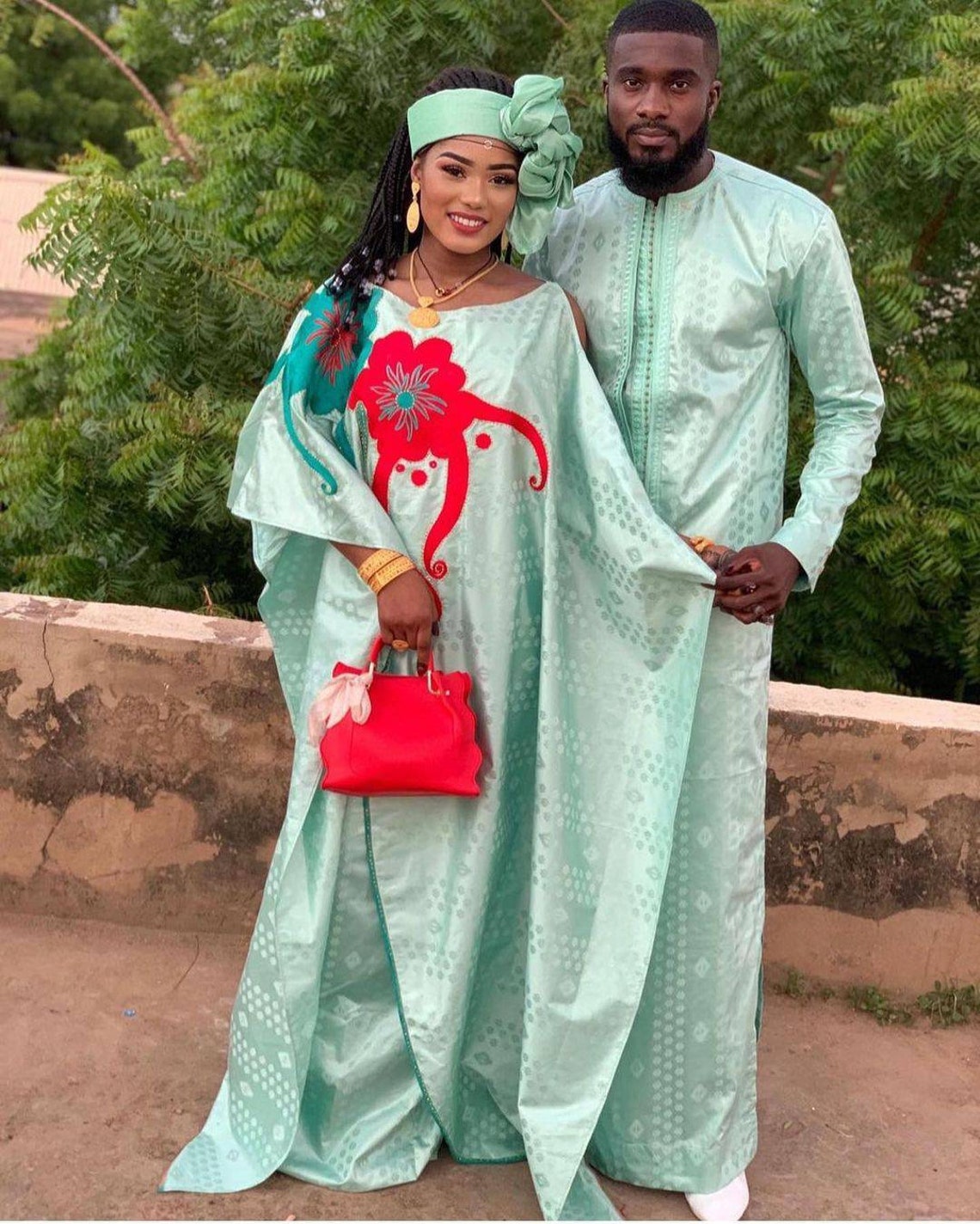 Bazin Riche Couple Outft/bazin Outft/bazin/ Bazin Riche Dress/bazin ...