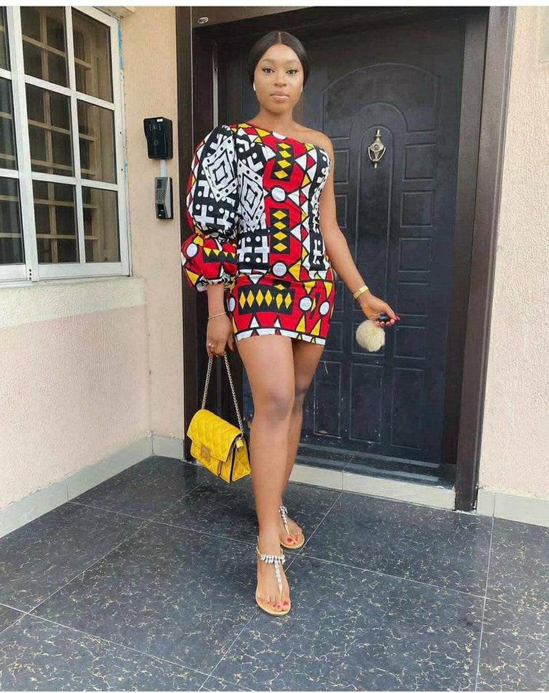 African Print Moni Dress, African Clothing for Women - Etsy