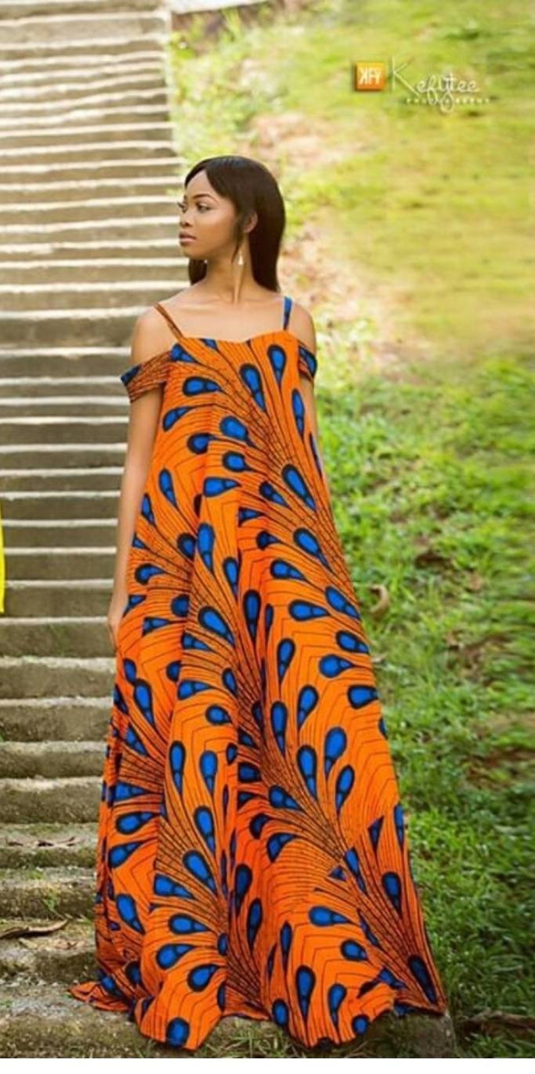 African Maxi Dress / African Dress / African Dresses / African Maxi ...