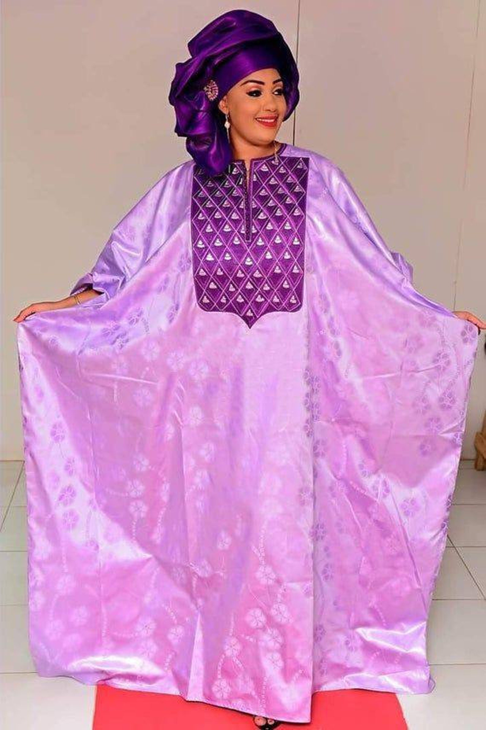 BAZIN RICHE DRESS/ Bazin Women Dress/ Bazin Boubou for Women/ Bazin ...