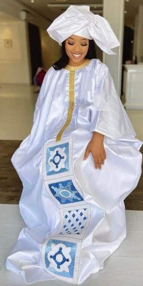 Stunning African Boubou Maxi Dress Vibrant Colors and - Etsy